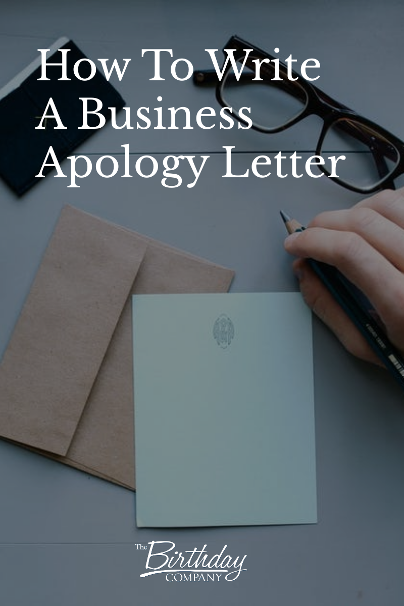 How To Write A Business Apology Letter - birthdayco.com