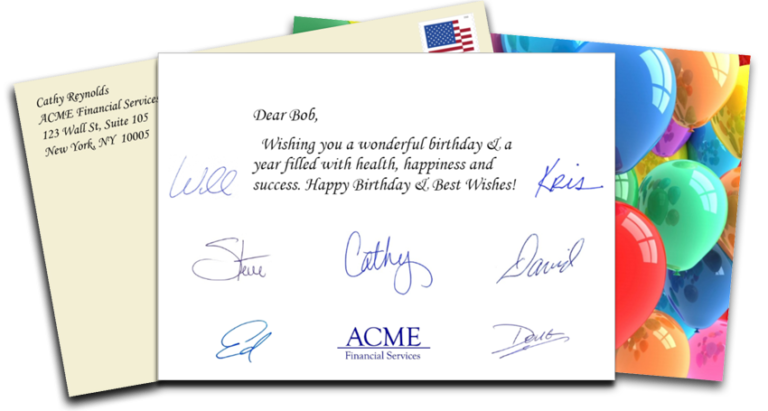 Automated Birthday Cards | Business Greeting Cards | The Birthday Co